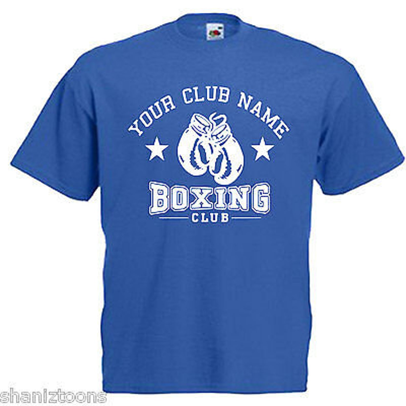 Personalised Boxing Club Boxer Adults Mens T Shirt 12 Colours Size S ...