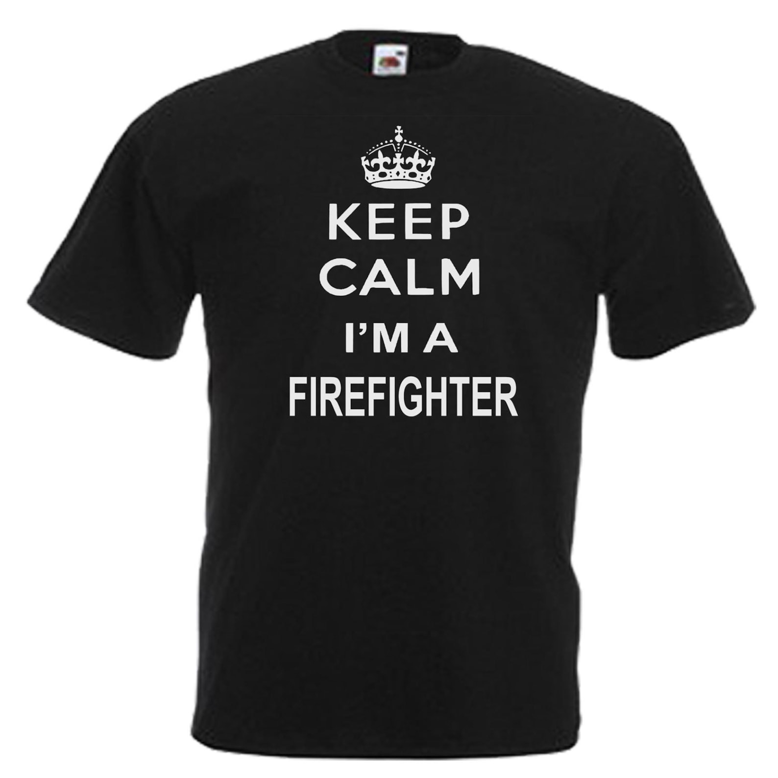 Firefighter Fireman Gift Adults Mens Black T Shirt Sizes From Small ...