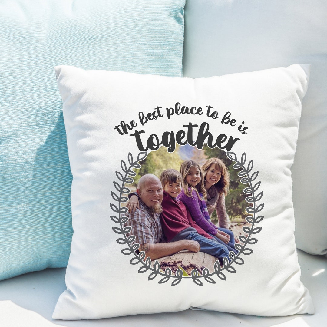 Personalised Better Together Photo Upload Cushion - Etsy
