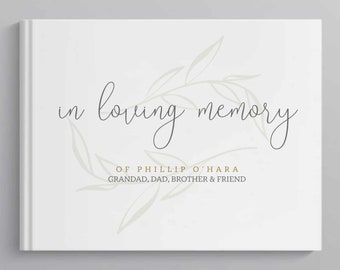 Condolence Book | Etsy