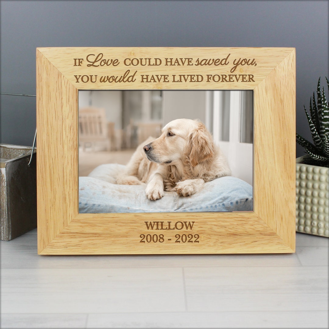 Personalised Pet Memorial 5x7 Photo Frame - Etsy