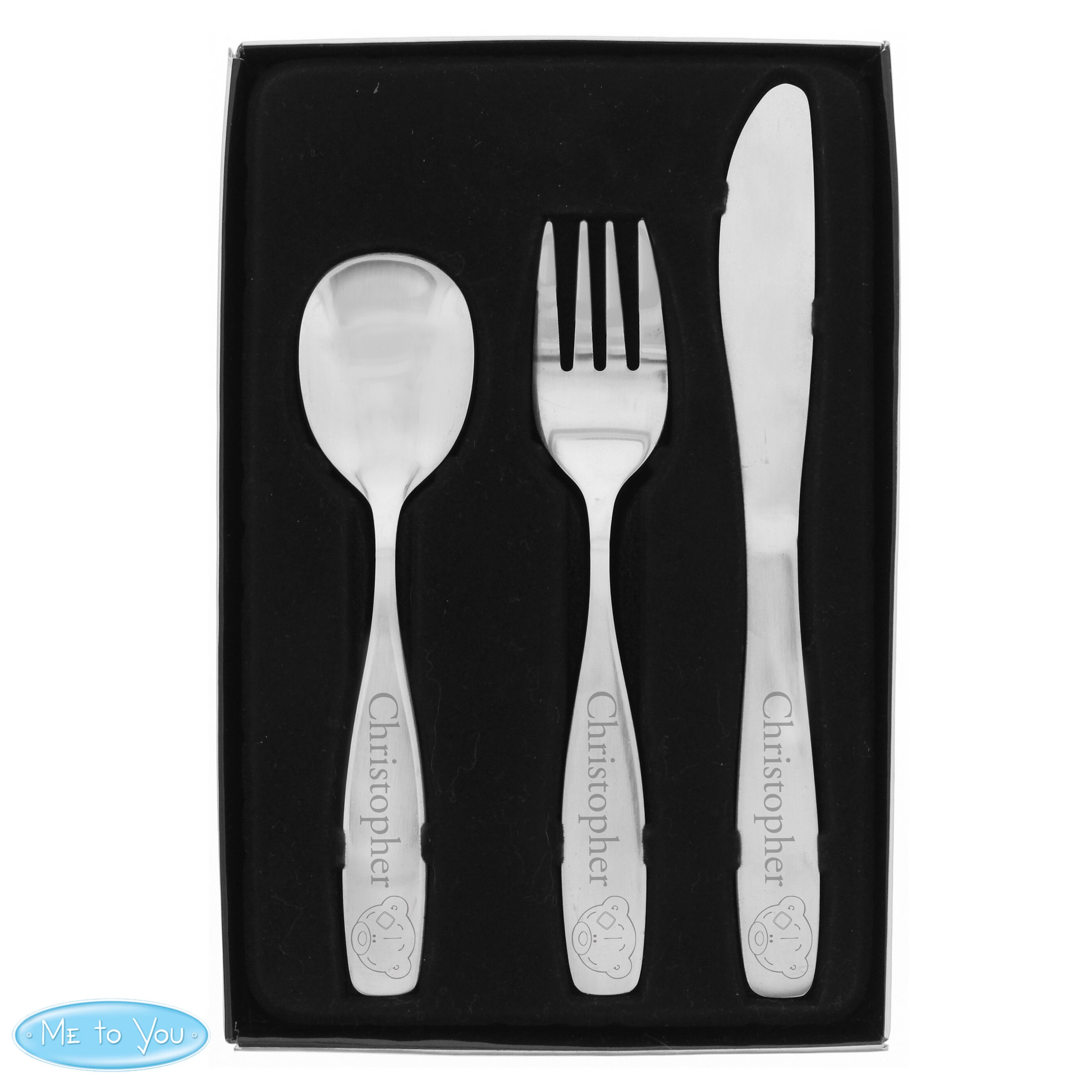 Personalised Tiny Tatty Teddy 3 Piece Cutlery Set Toddler - Etsy UK