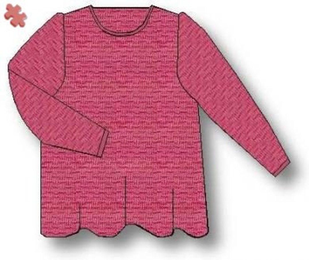 Ultimate Tunic, Machine Knitting Pattern. Download Version - Etsy