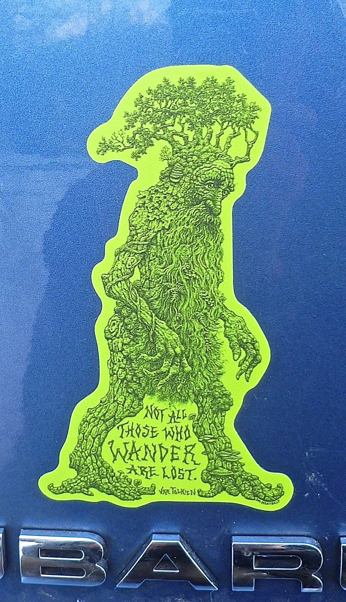 Wandering Ent Art Sticker - Etsy