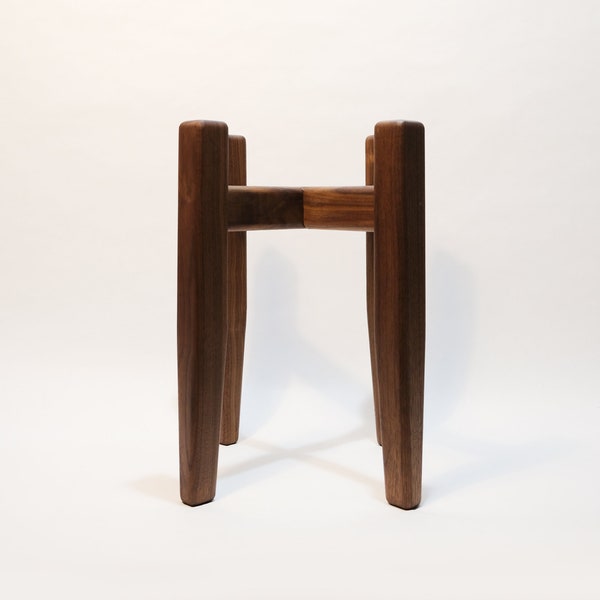Walnut Plant Stand - Etsy