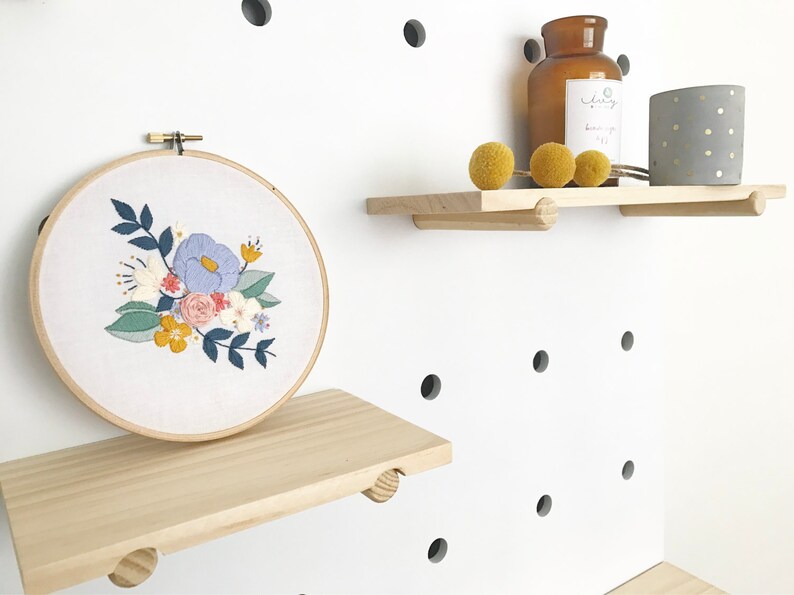 Floral Spray Embroidery Pattern, PDF Embroidery Pattern, Digital ...
