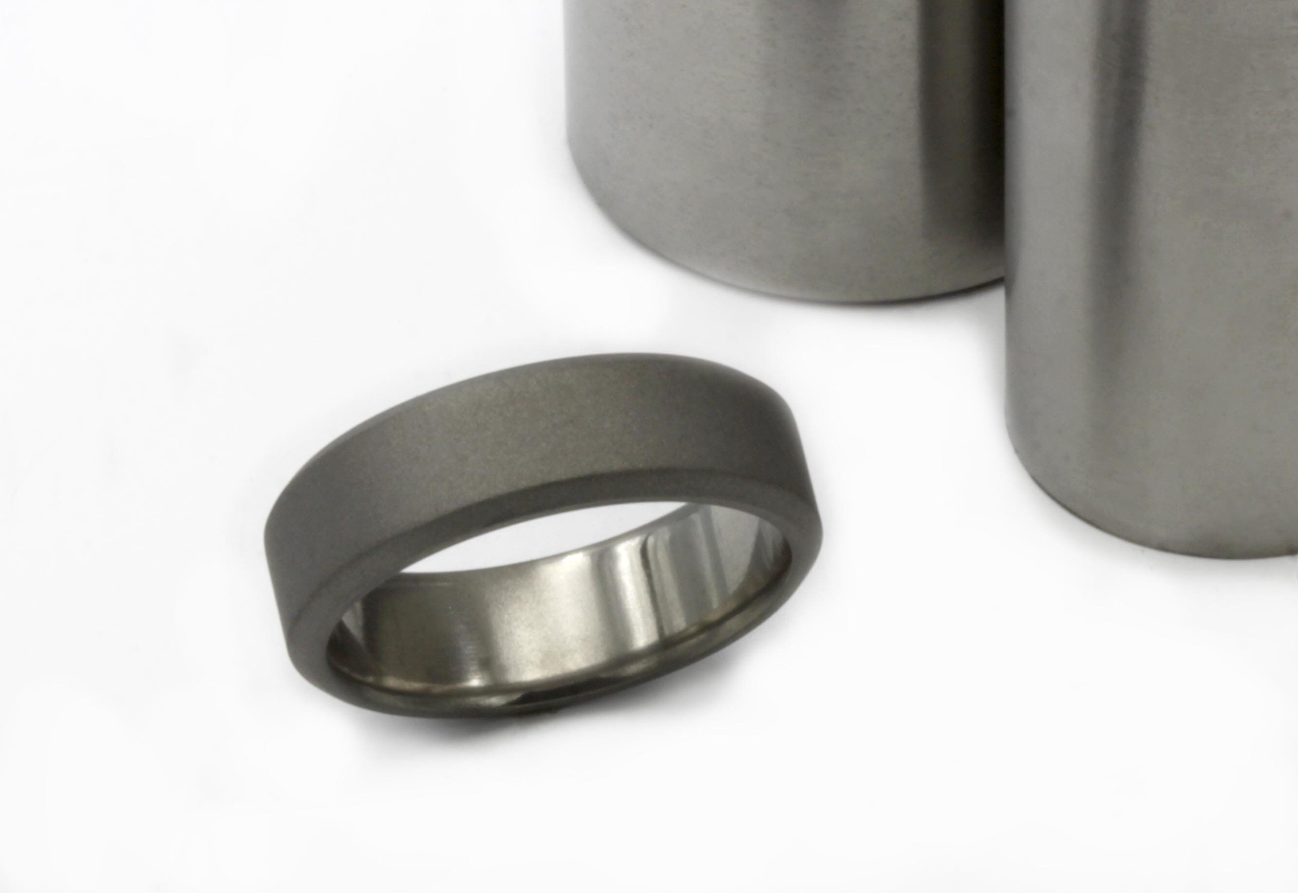 Beveled Wedding Ring , Chamfered Wedding Band, Promise Ring ...