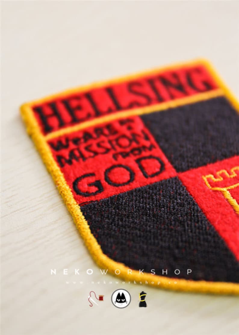 Hellsing Badge DIGITAL Embroidery Design - Etsy