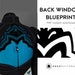 Back Window Design - PDF Template Design - Etsy