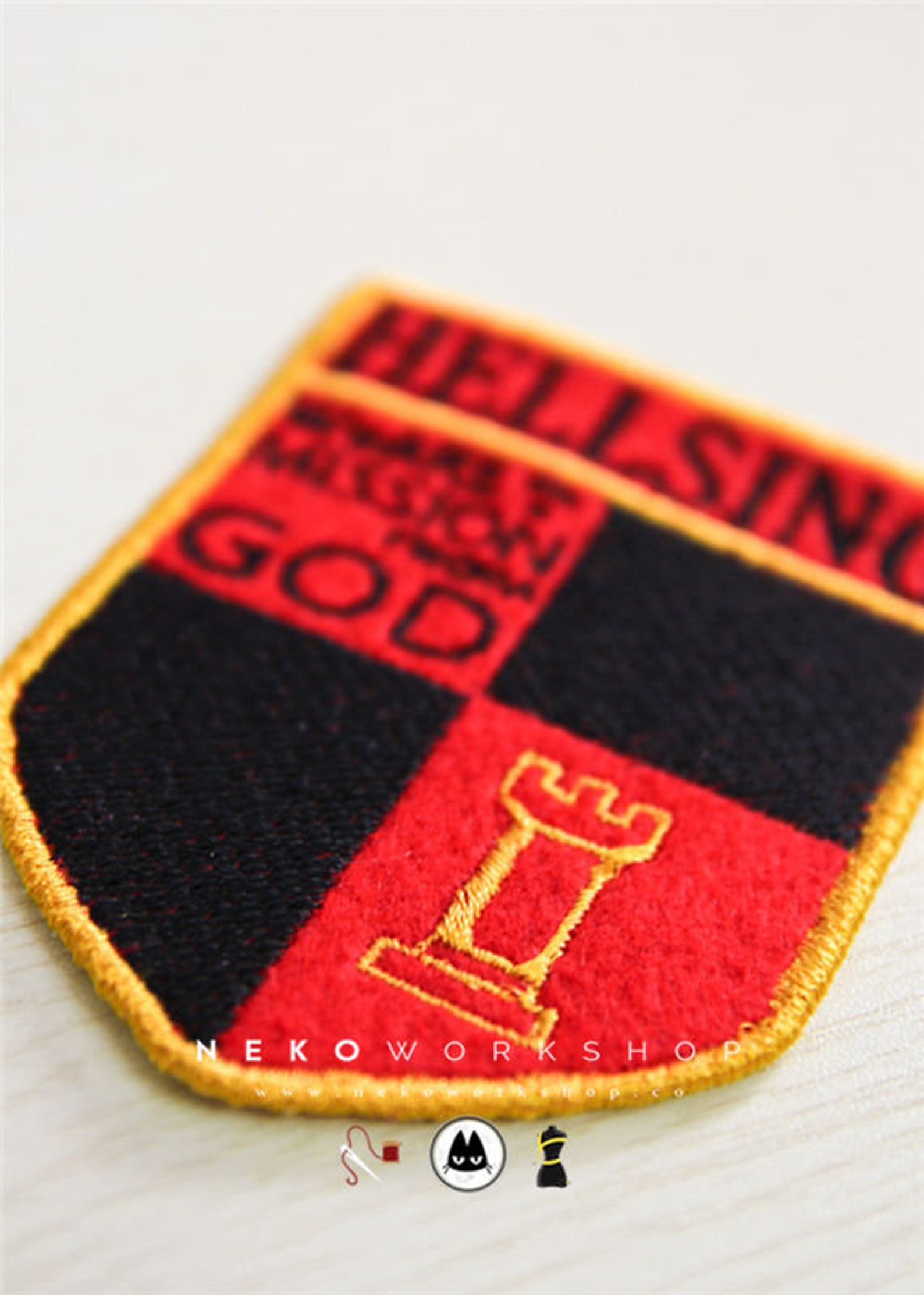 Hellsing Badge DIGITAL Embroidery Design - Etsy