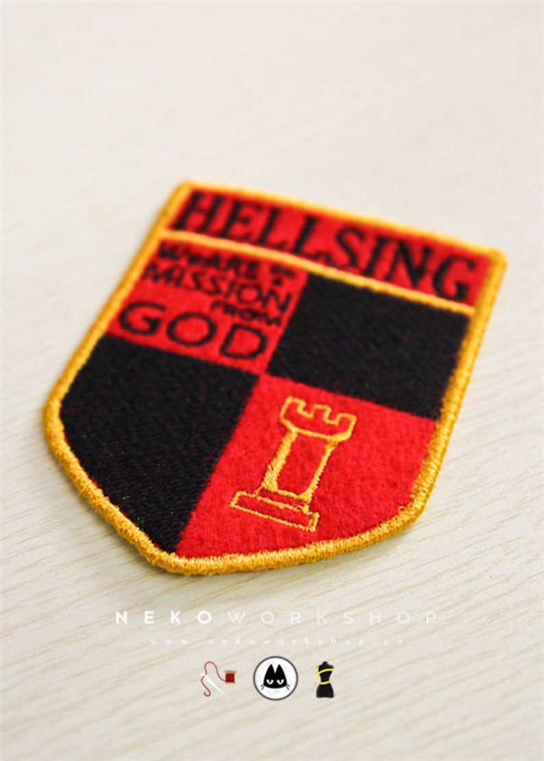 Hellsing Badge DIGITAL Embroidery Design - Etsy
