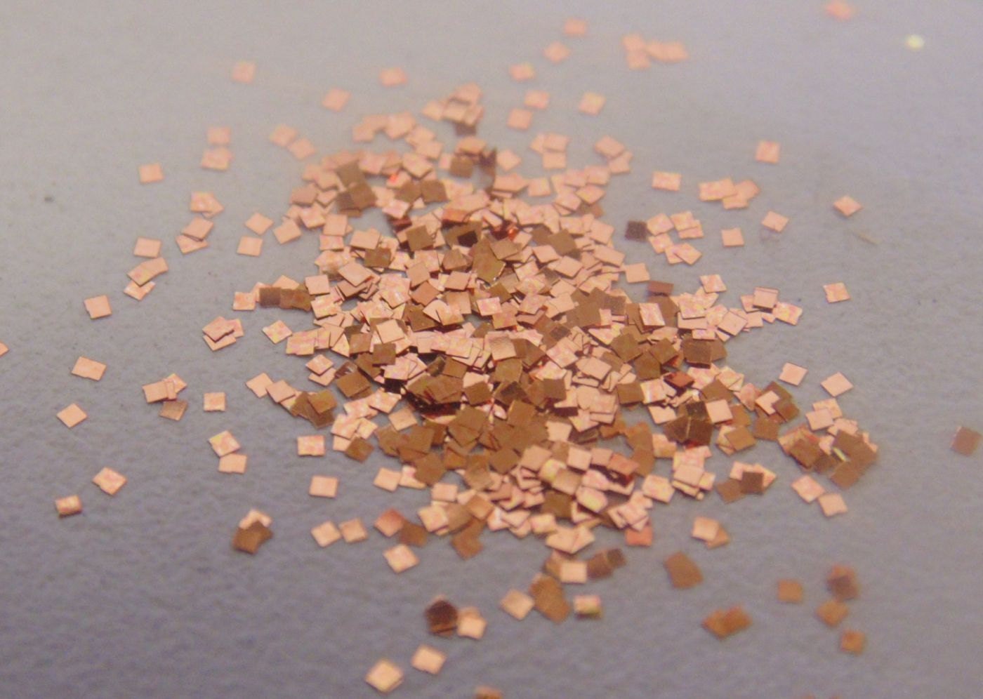 Copper Penny Metal Flake 0.025 .025 Square Glitter Solvent Safe for ...