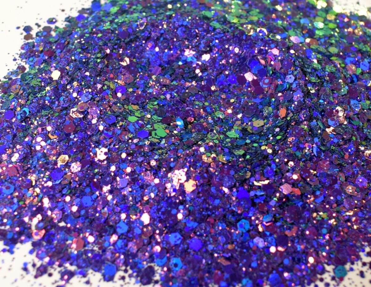 Purple Haze Color Change Chunky Glitter Metal Flake Square Glitter ...