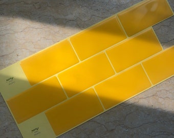 Mustard Subway Tile - Etsy