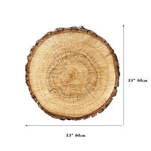 Funlife tree Rings Coffee Table Sticker Wood Growth Rings - Etsy