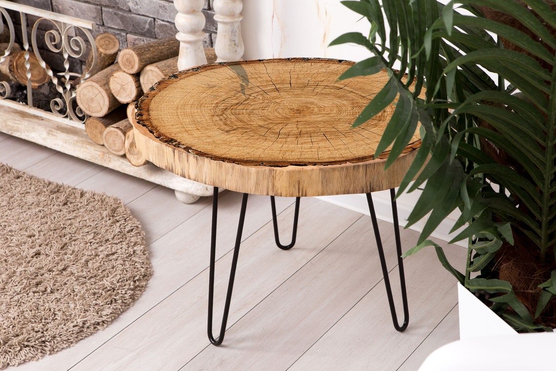 Funlife tree Rings Coffee Table Sticker Wood Growth Rings - Etsy