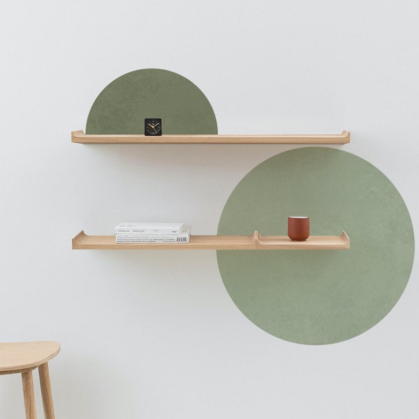 Half Circle Wall Decal - Etsy