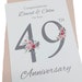 49th Wedding Anniversary Card - Copper 49 Year Forty Ninth Greeting ...