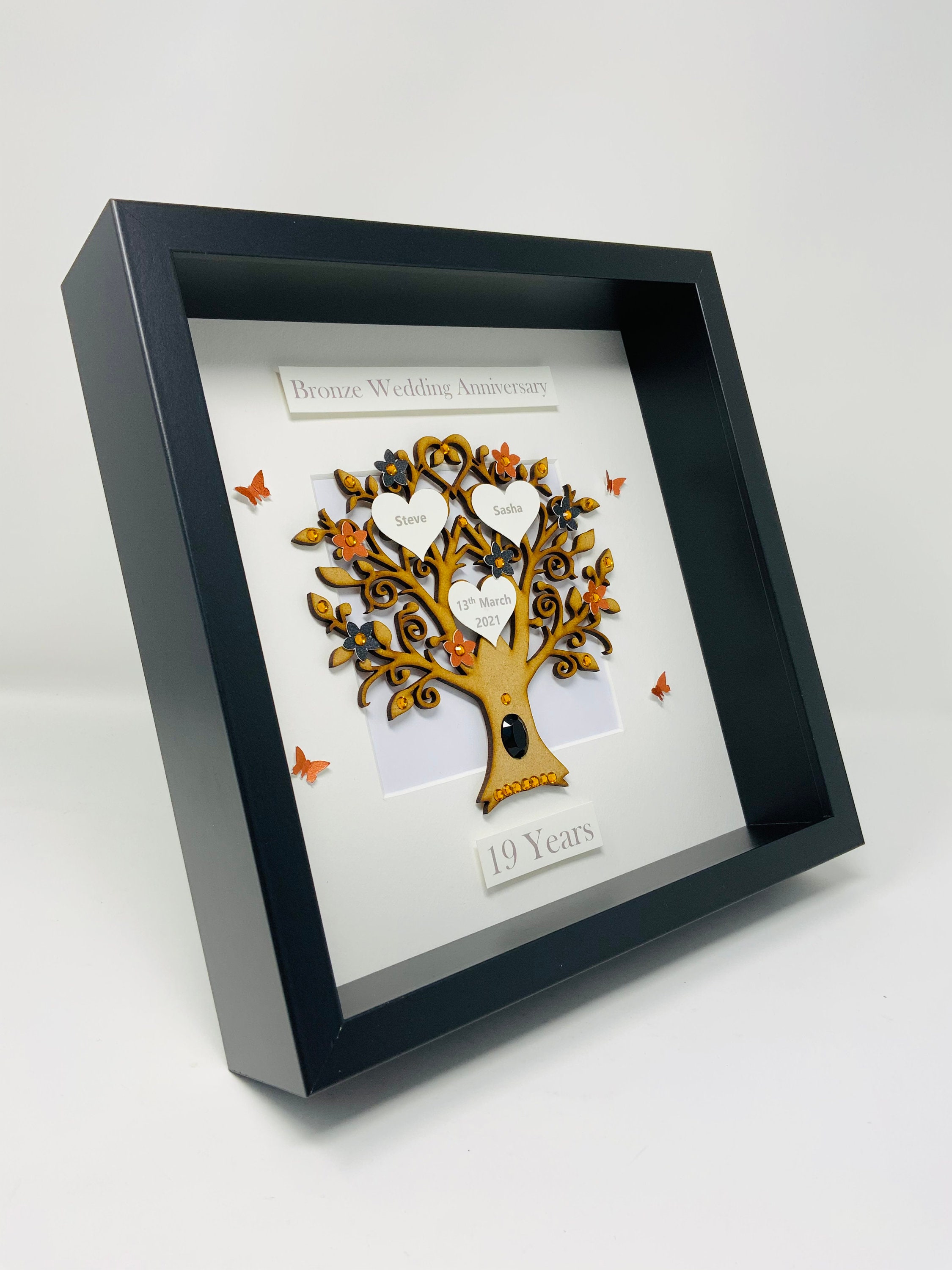 19th 19 Years Bronze Wedding Anniversary Gift Present Married Husband ...