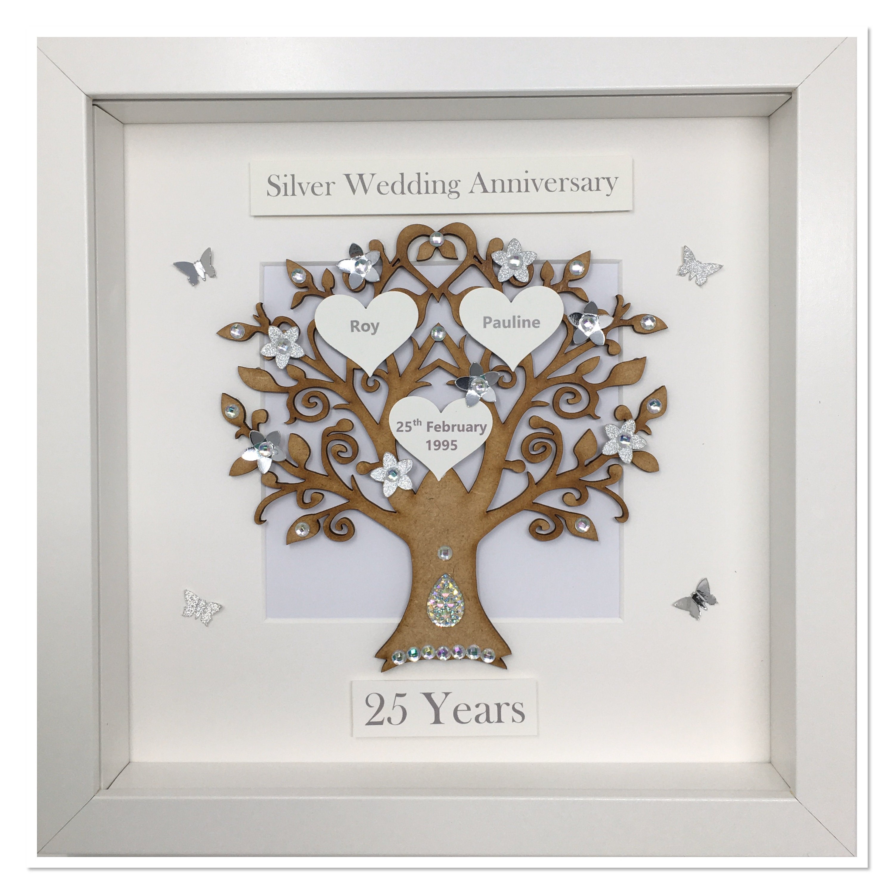 25th 25 Years Silver Wedding Anniversary Gift Married Husband Etsy 25th-25-years-silver-wedding-anniversary-gift-married-husband-etsy