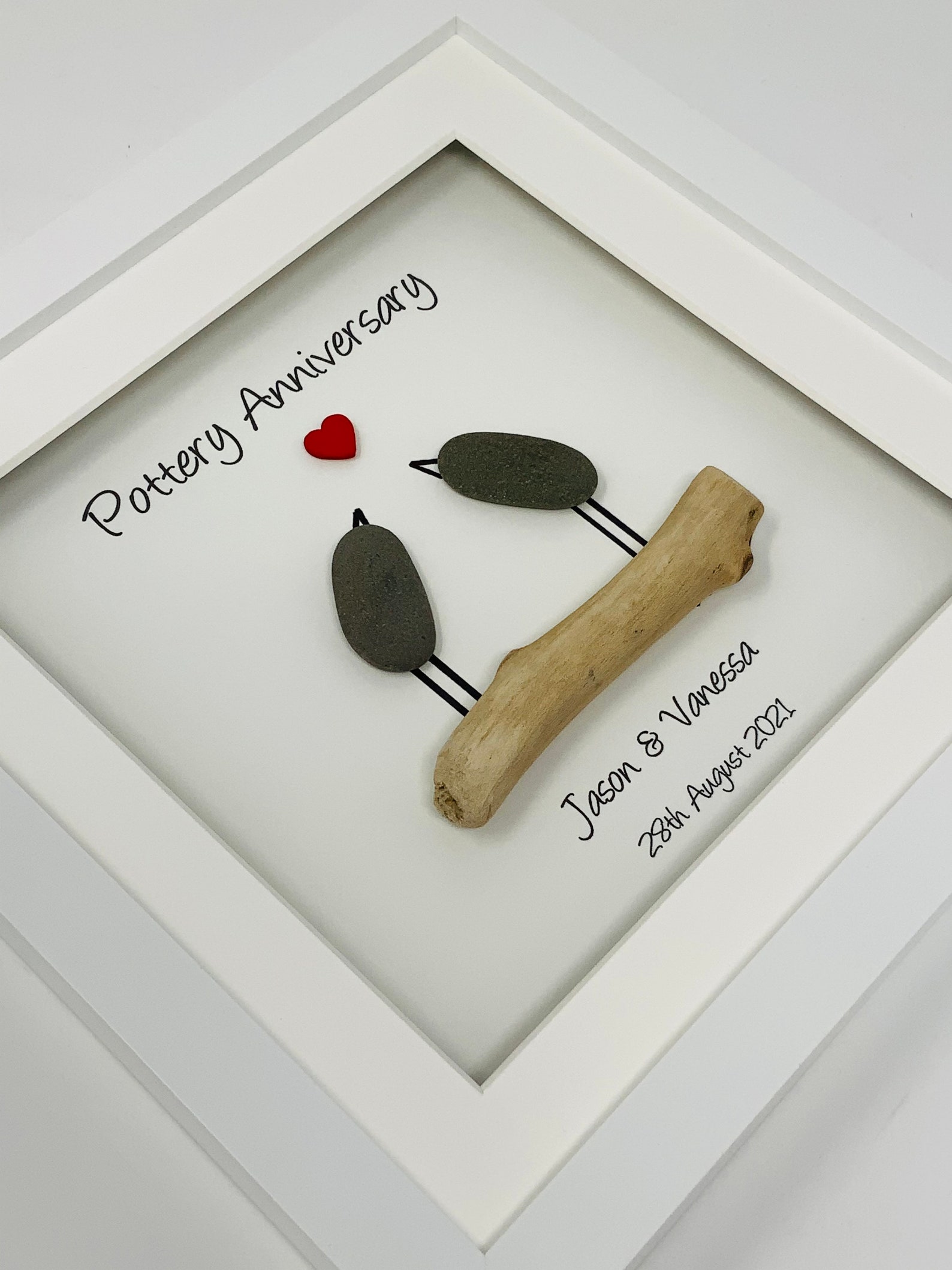 9th 9 Years Pottery Wedding Anniversary Gift Husband Wife Couple Family ...