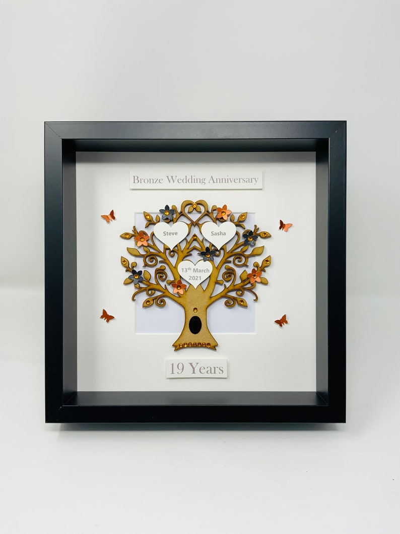 19th 19 Years Bronze Wedding Anniversary Gift Present Married Husband ...