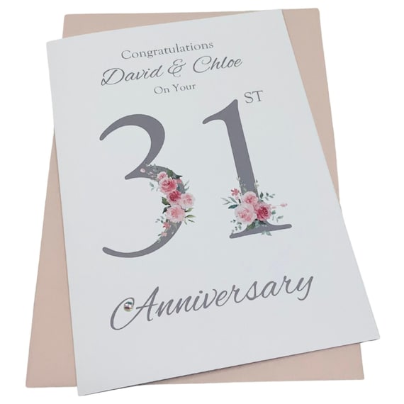 31 Aniversario De Bodas