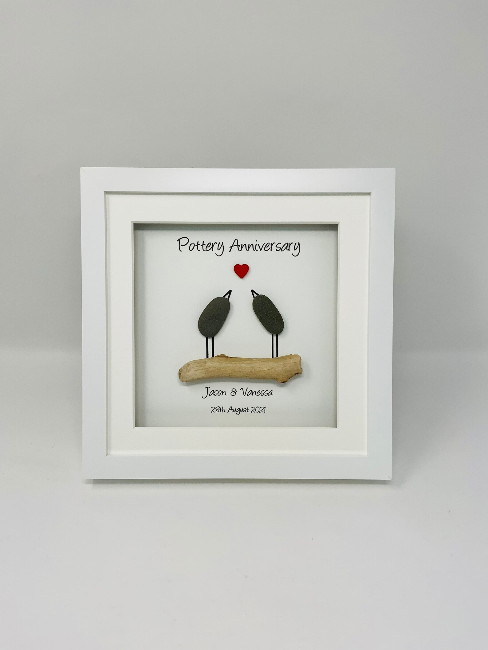 9th 9 Years Pottery Wedding Anniversary Gift Husband Wife Couple Family ...