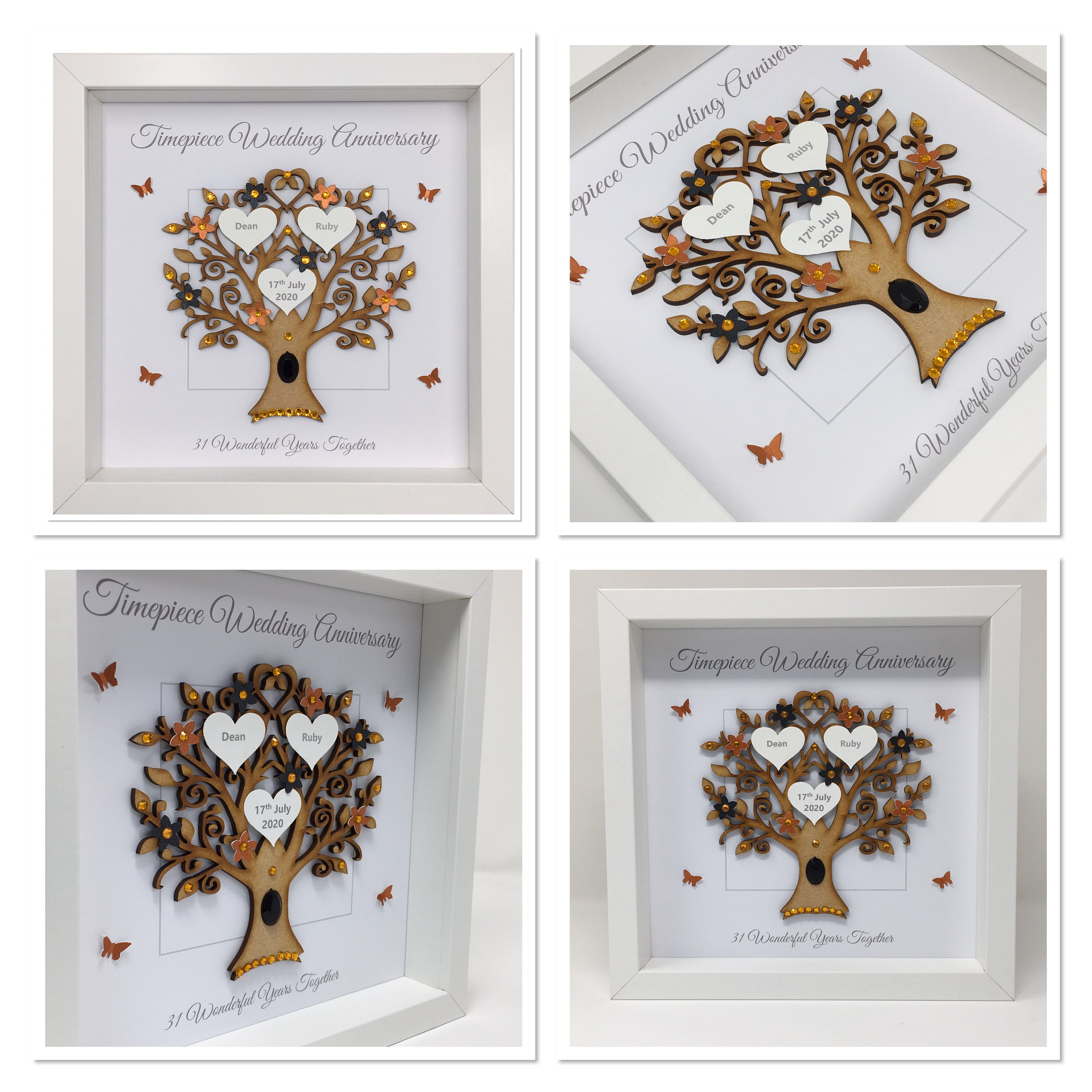 31st 31 Years Timepiece Wedding Anniversary Married Couple | Etsy