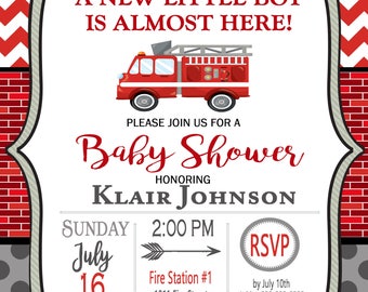Fire Truck Shower | Etsy