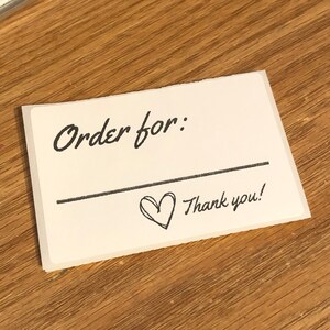 Thank You Order Labels (set of 50) - Etsy