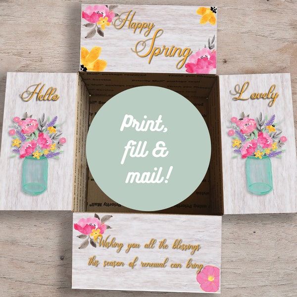 Printable Box Flaps - Etsy