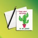 Cactus Themed Birthday Card Collection - Etsy