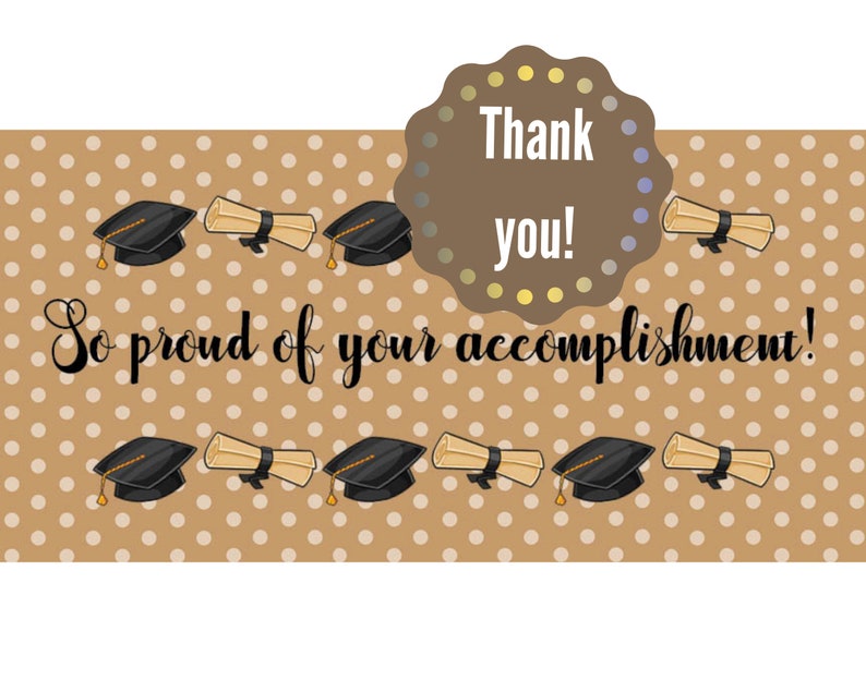 Cute Kawaii Style Graduation Care Package Box Flap Decorations ...