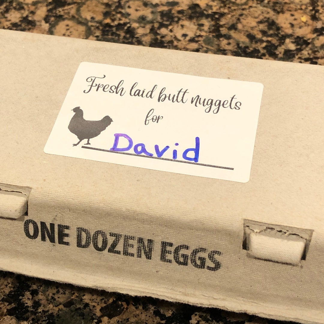 Peel and Stick Carton Labels for Farm Fresh Egg Orders - Etsy