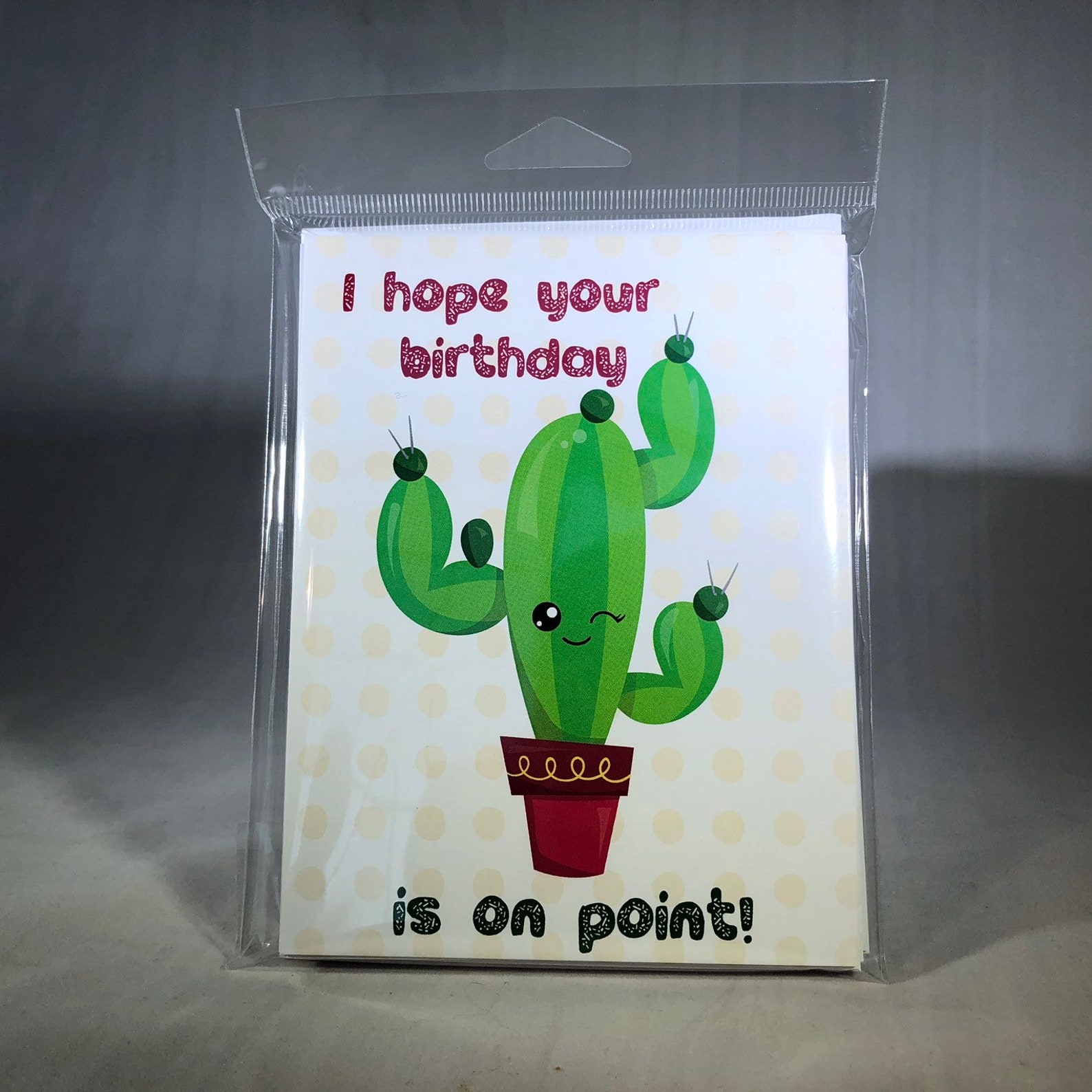 Cactus Themed Birthday Card Collection - Etsy