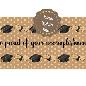 Cute Kawaii Style Graduation Care Package Box Flap Decorations ...