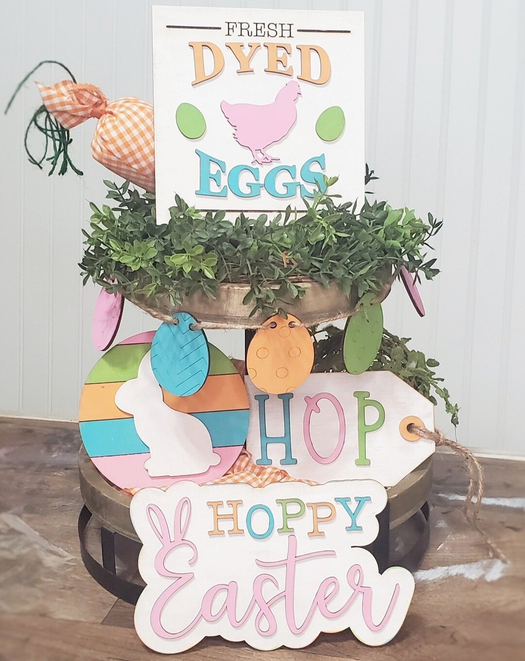 DIY Easter Craft Kit, Unfinished Bunny Decor, Easter-themed Décor ...