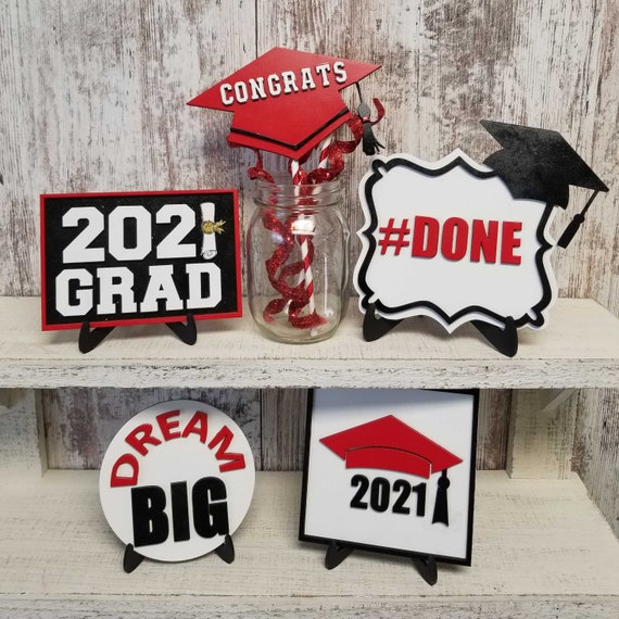 Craft Supplies & Tools Graduation Tiered Tray DIY Wood Blanks ...