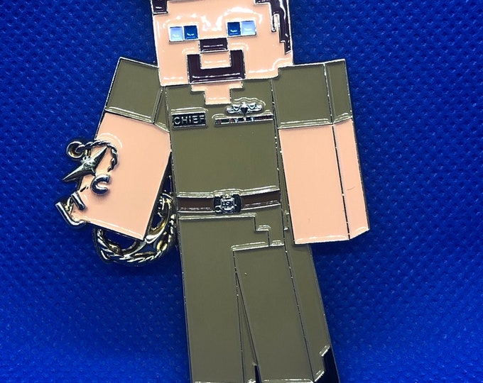 United States Navy USN Minecraft Steve Style Navy Chief Navy Pride ...