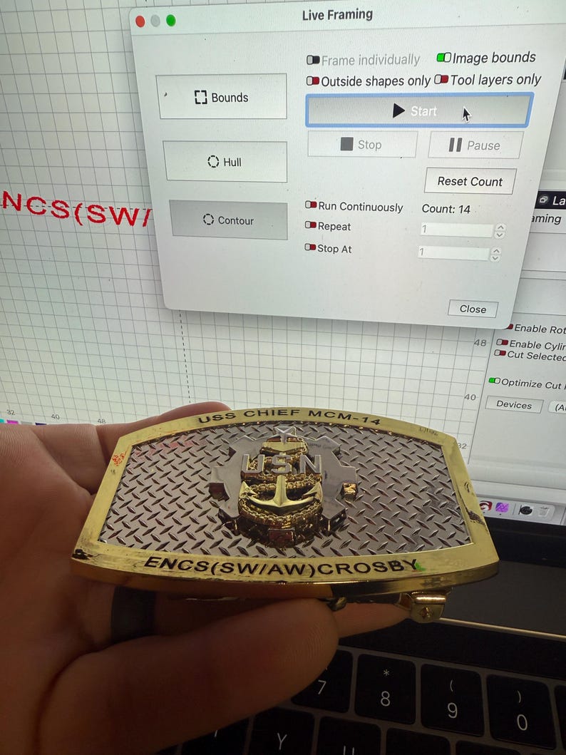 US NAVY Engineman Belt Buckle Engraving Available - Etsy