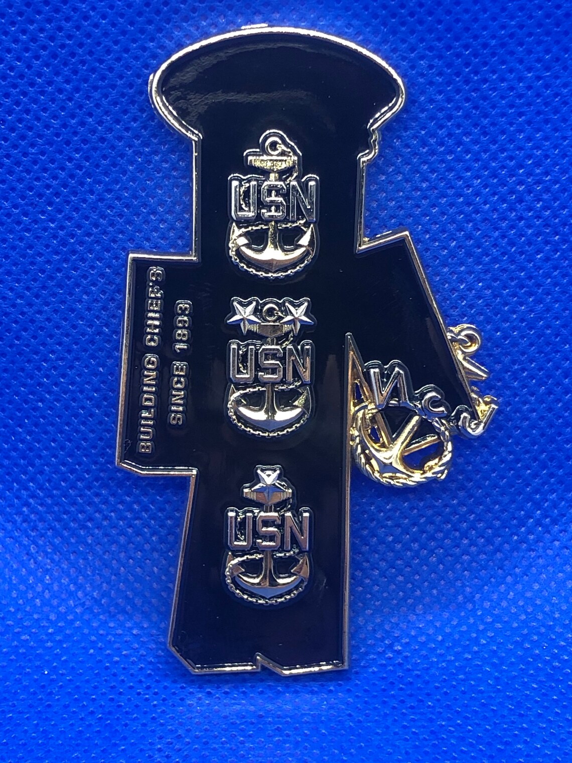 United States Navy USN Minecraft Steve Style Navy Chief Navy - Etsy