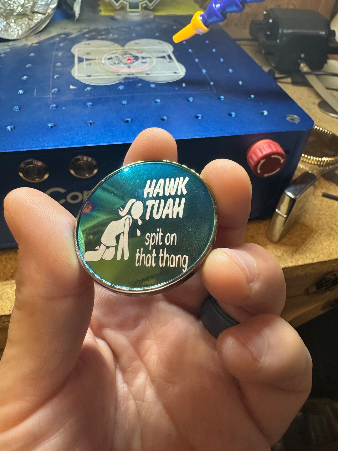 Hawk Tuah Spit on That Thang 2024 Coin Hawk Tuah 24 Funny Viral ...