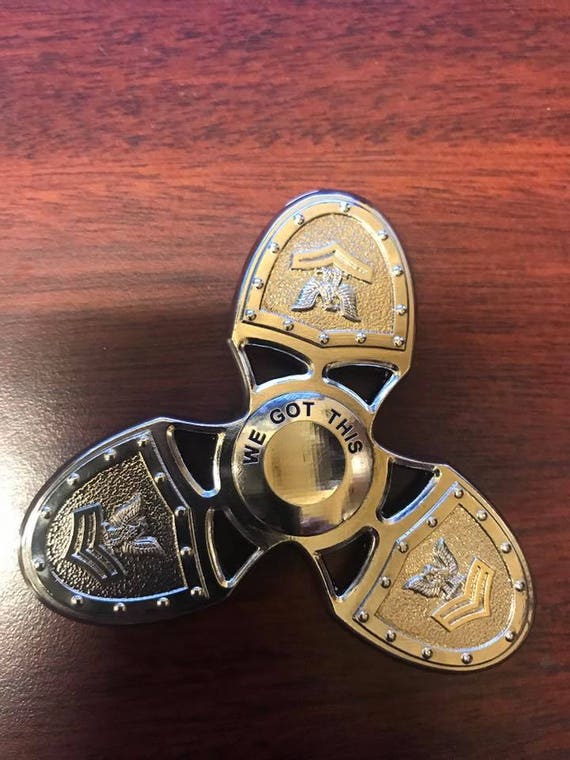 Items similar to Us navy fidget spinner style challenge coin on Etsy