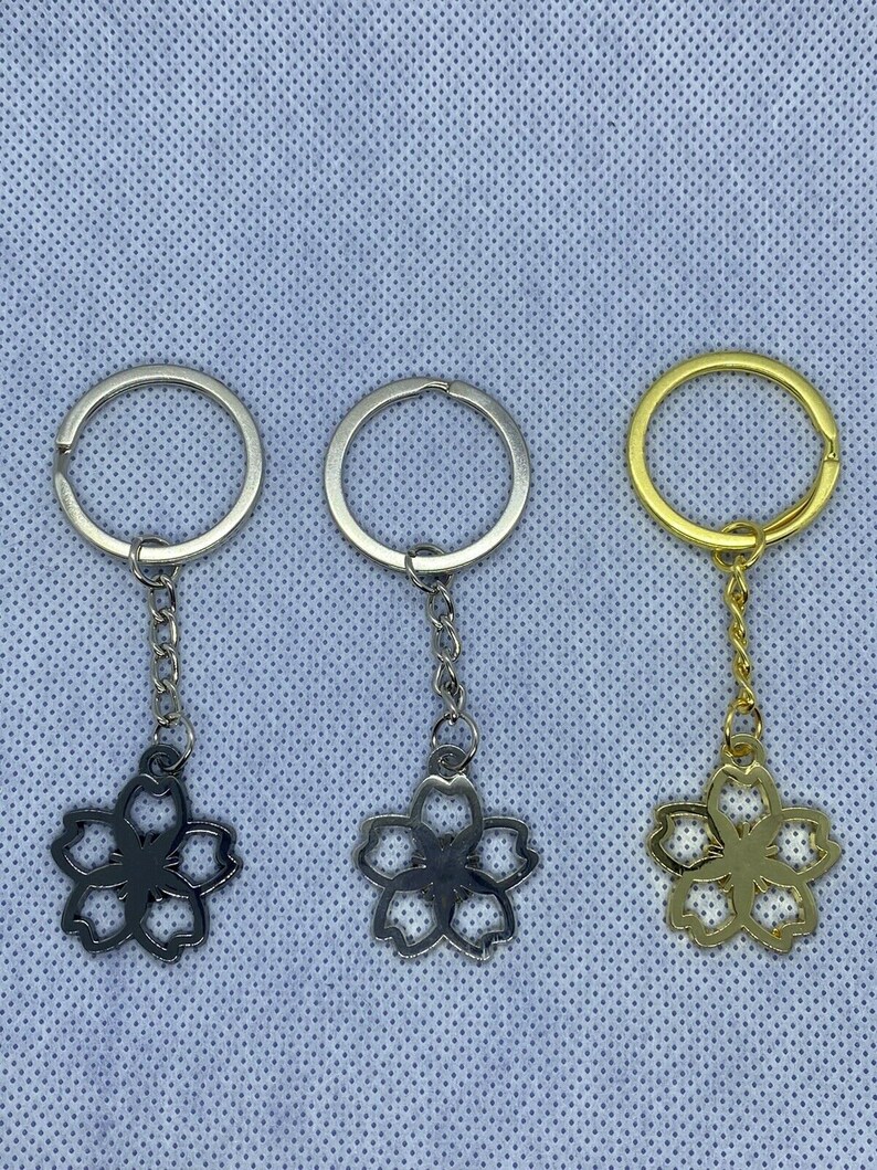 Joji Cherry Blossom Tattoo Keychain 1inch: Silver Gold - Etsy