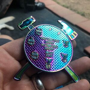 Damage Control Challenge Coin Dc Glow in the Dark Spinner - Etsy