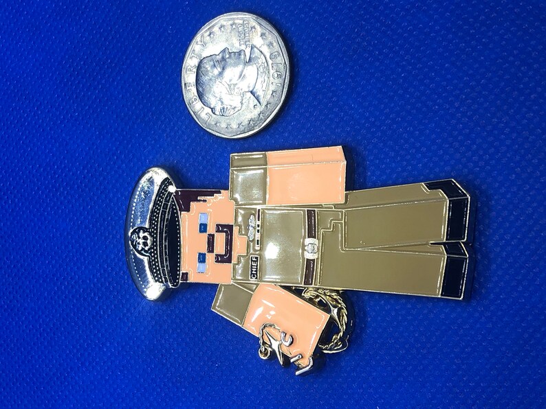 United States Navy USN Minecraft Steve Style Navy Chief Navy - Etsy