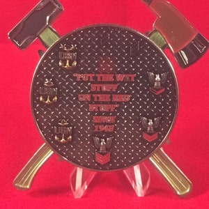 Damage Control Challenge Coin Dc Glow in the Dark Spinner - Etsy