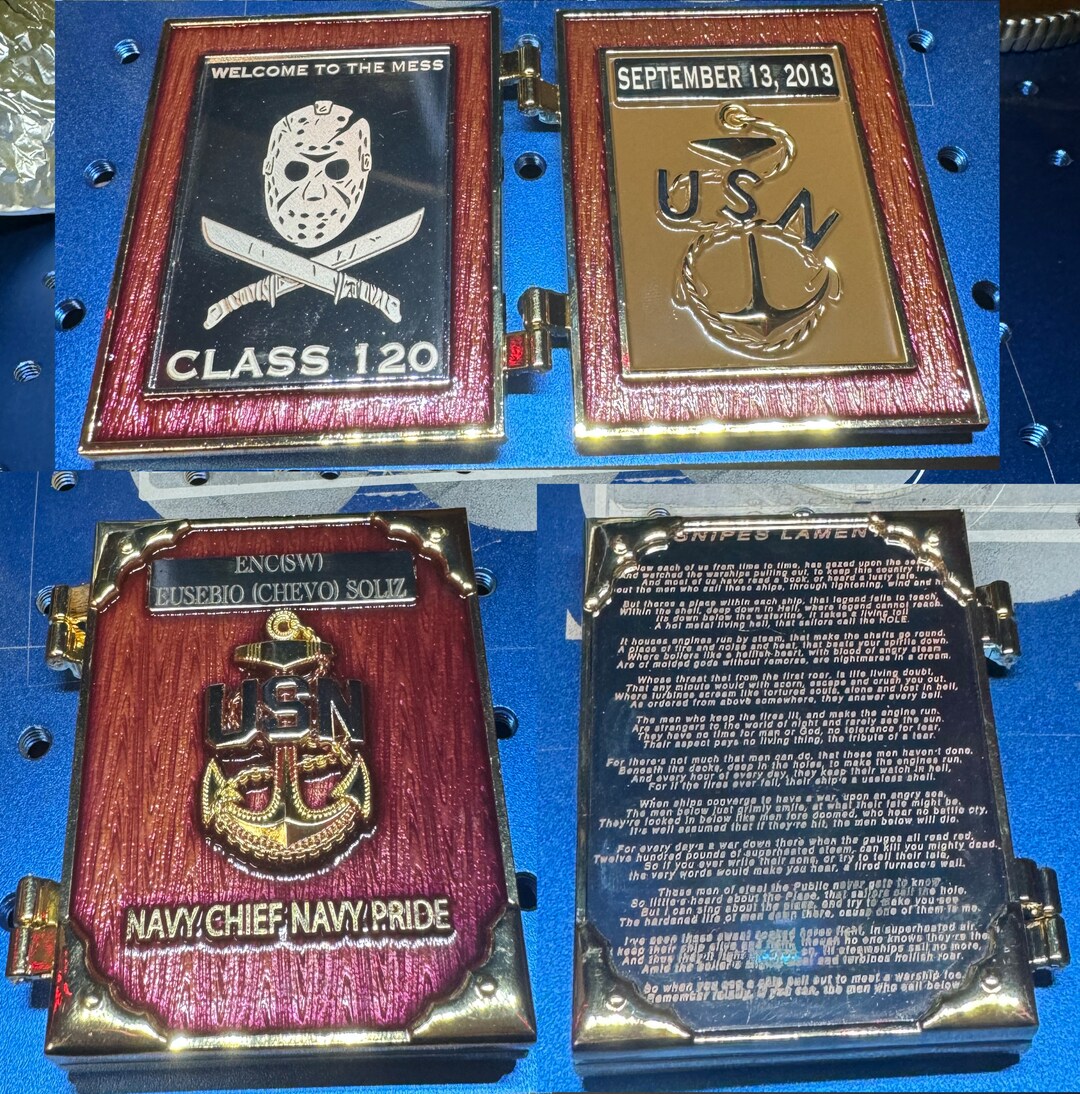 U.S. Navy Chief Petty Officer New Vessel Style CPO Pride Coin USN ...