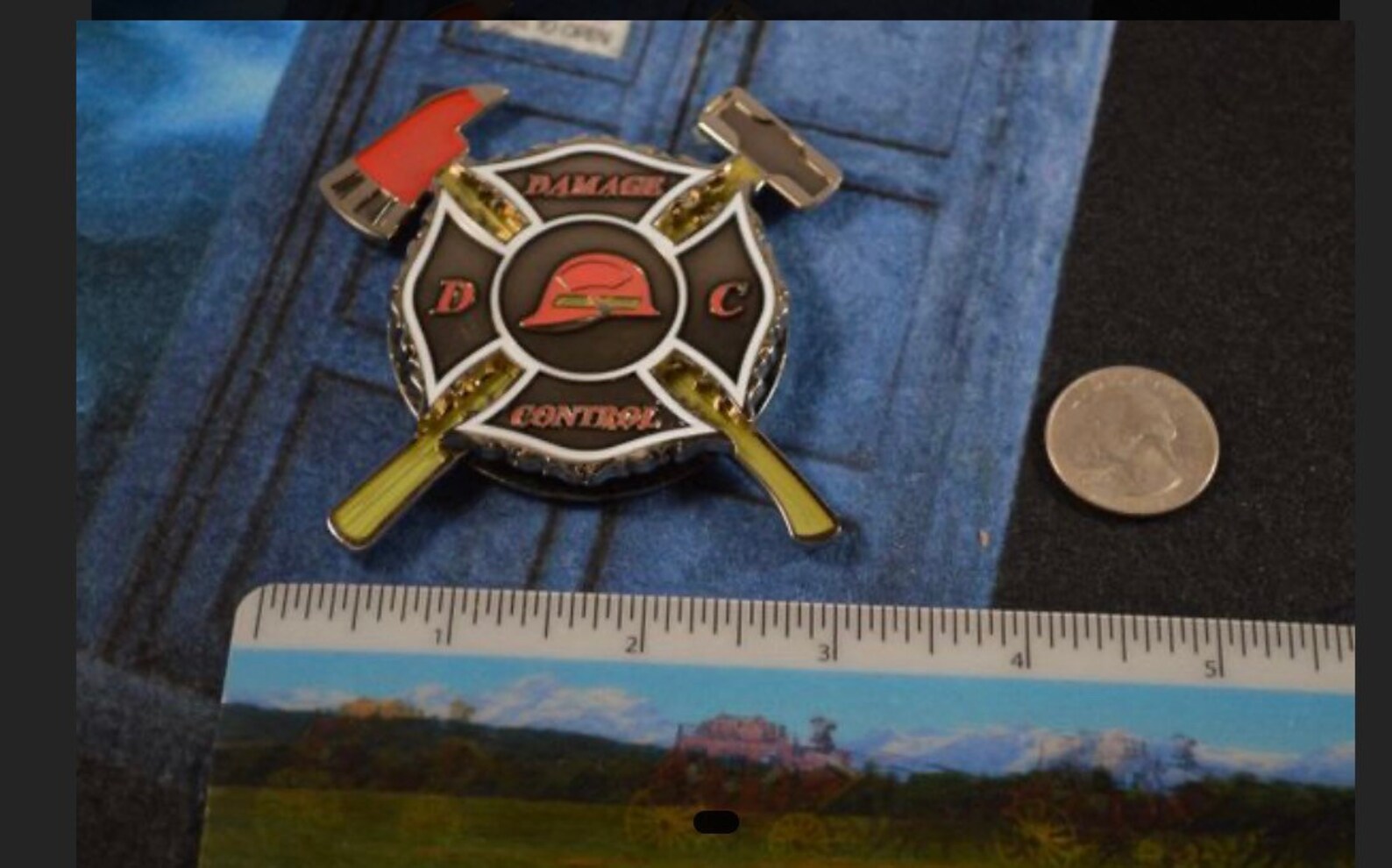 Damage Control Challenge Coin Dc Glow in the Dark Spinner - Etsy
